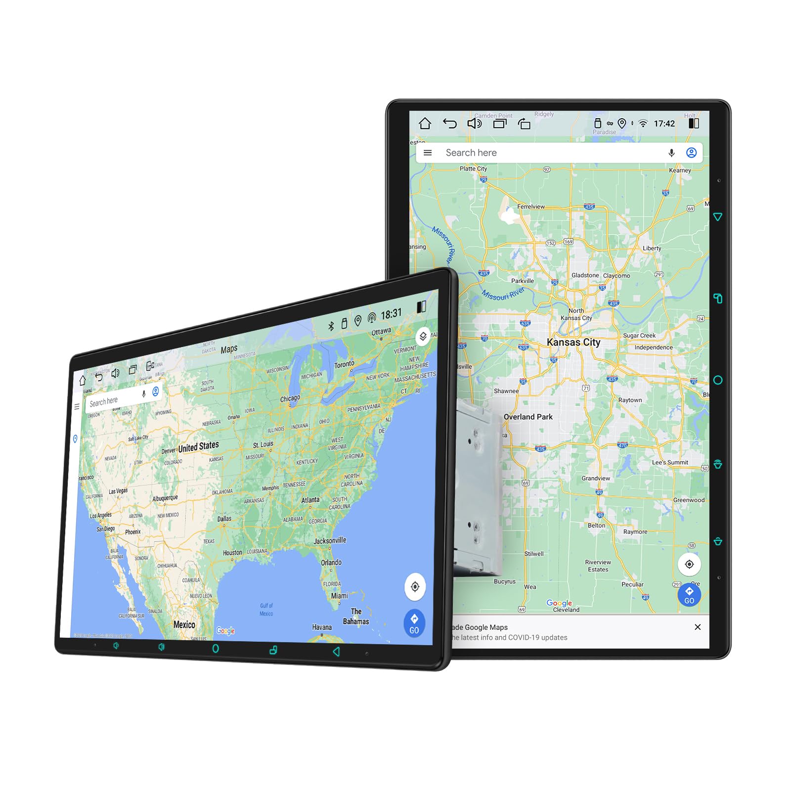 Joying Double Din Car Stereo Auto Rotated Car Radio 13 3 Inch Android