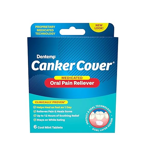 Dentemp Canker Cover - Canker Sore Medicine Pain Reliever (6 Counts ...