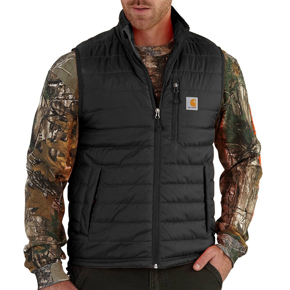 Carhartt mens Gilliam Vest (Big & Tall) Outerwear, Black, 3X-Large Big ...