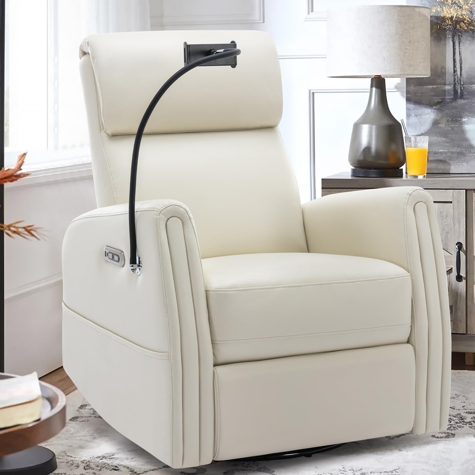 COLAMY Power Recliner Chair Swivel Glider Rocker for Nursery ...