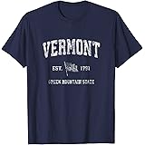 Amazon.com: Vermont t-shirt | Moose Canoe Vacation t shirt: Clothing
