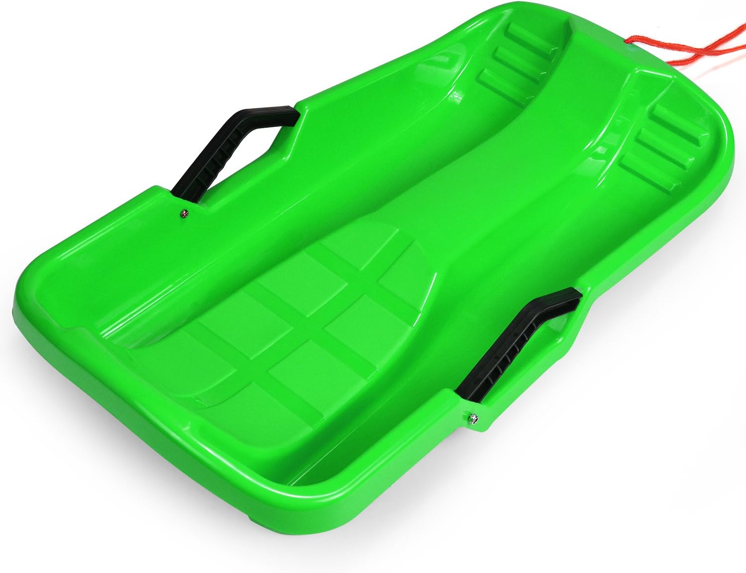 Amazon.com: AGPTEK Winter Snow Sled, Plastic Snow Sledge with ...