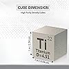 Titanium Cube - Metal Element Cubes - Laser Engraved Density Cube Set ...