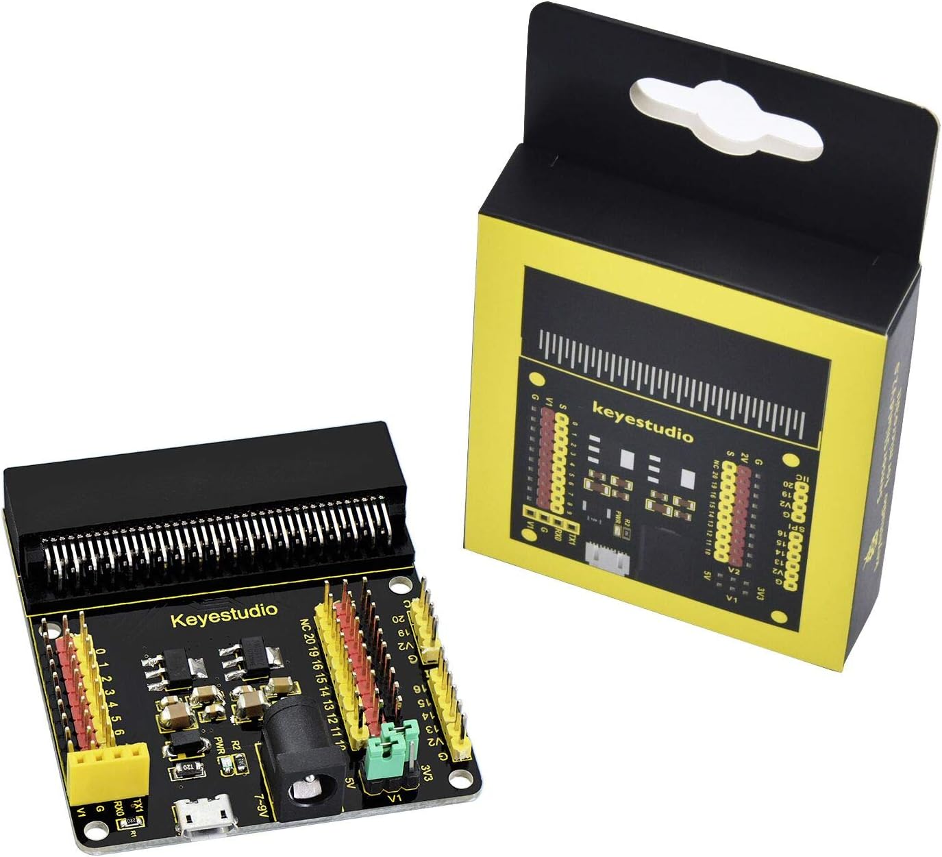 KEYESTUDIO for Microbit Sensor Breakout Board V2 I2C SPI mciro USB for ...