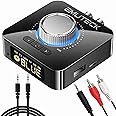 Amazon.com: EMUTECK Bluetooth 5.0 Audio Adapter, 5-in-1 Wireless Transmitter Receiver for Car TV ...