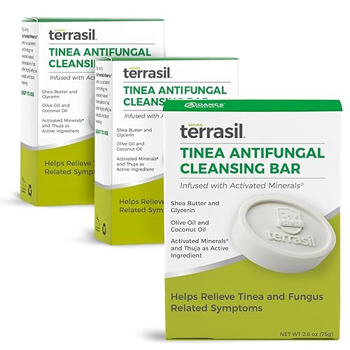 terrasil Tinea Soap for Tinea Versicolor Relief 3-Pack, Soothing Care ...