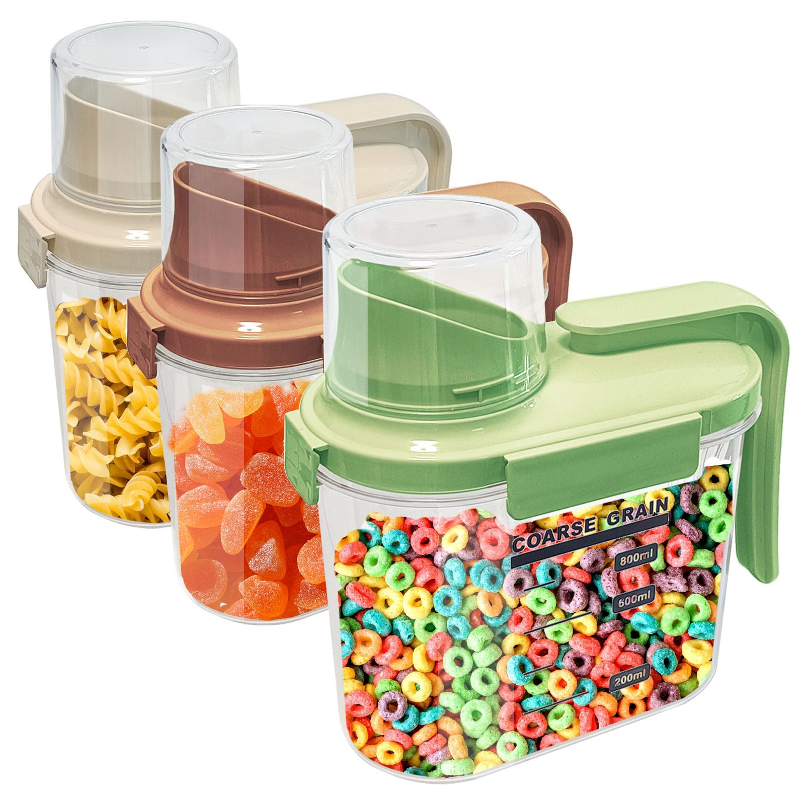Cereal Containers Storage Airtight Food Storage Containers with Lids ...