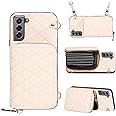 Amazon.com: Furiet Detachable Crossbody Strap Wallet Case for Samsung Galaxy S22 Plus S22+ 5G ...