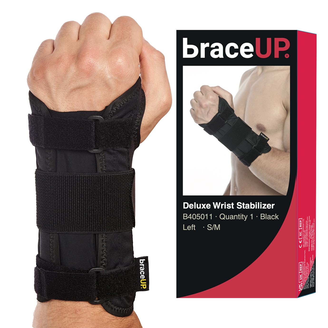 Mua BraceUP Carpal Tunnel Wrist Brace for Men and Women - Metal Wrist ...