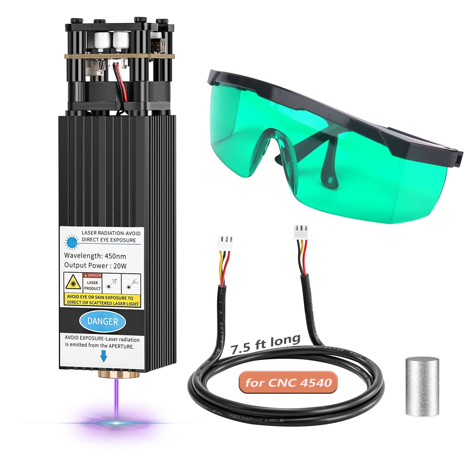 Mua 20W Engraving Module Kit for 4540 CNC Router Machine, IKLESTAR 5.5W ...