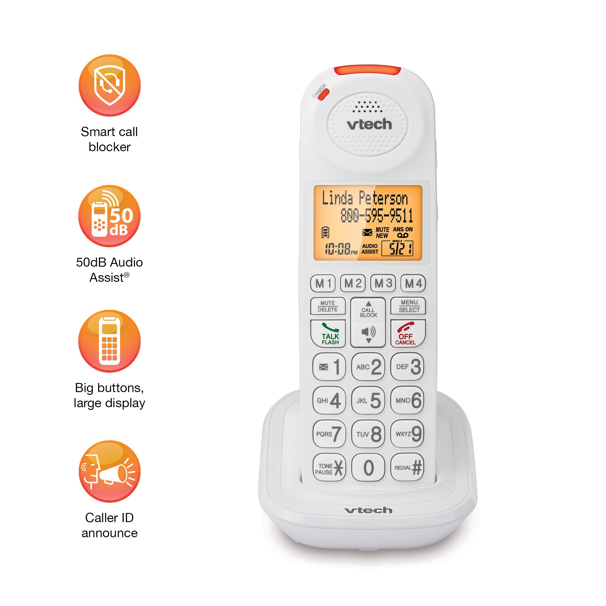 Mua VTech SN5107 Amplified Additional Handset with Big Buttons & Large ...