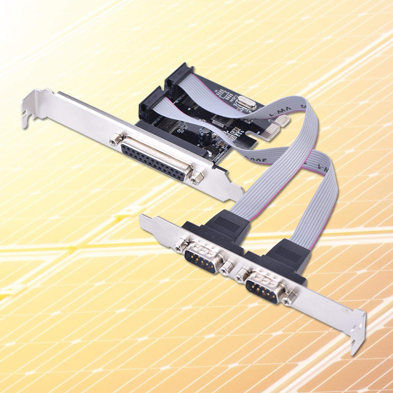 Mua 2 Port Serial RS232 PCI Express Interface Card, PCI-E to Dual RS-232 Serial Port + 1 DB25 ...