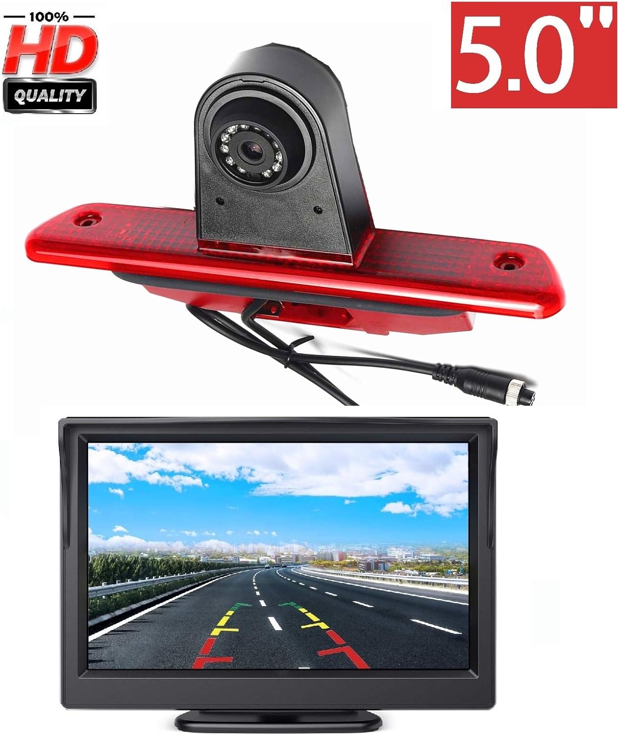 HD 720p 3rd Brake Light Backup Camera Aftermarket Rear: Amazon.co.uk ...