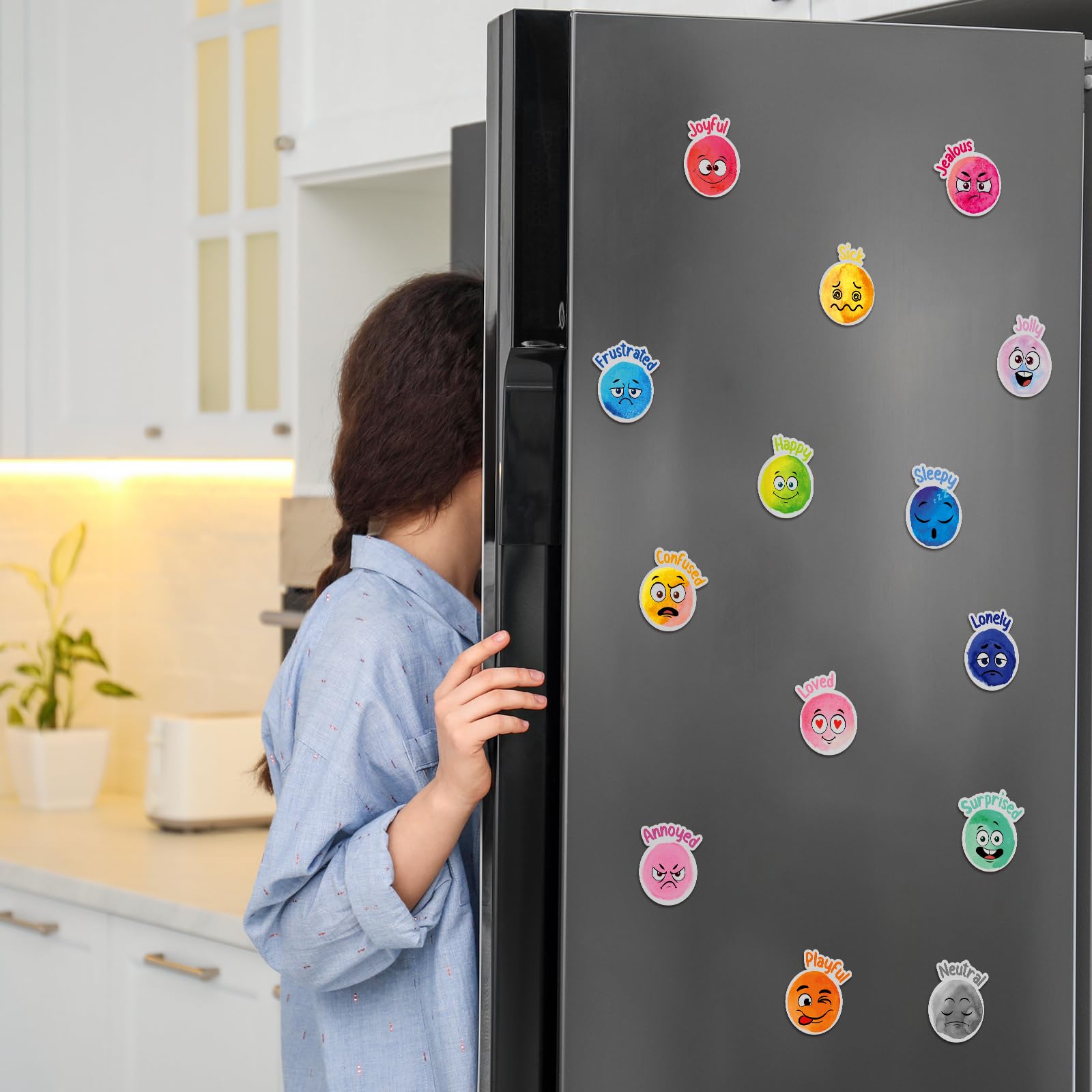 Mua 40 Pcs Feelings Refrigerator Magnets Funny Face Emotional Feelings ...