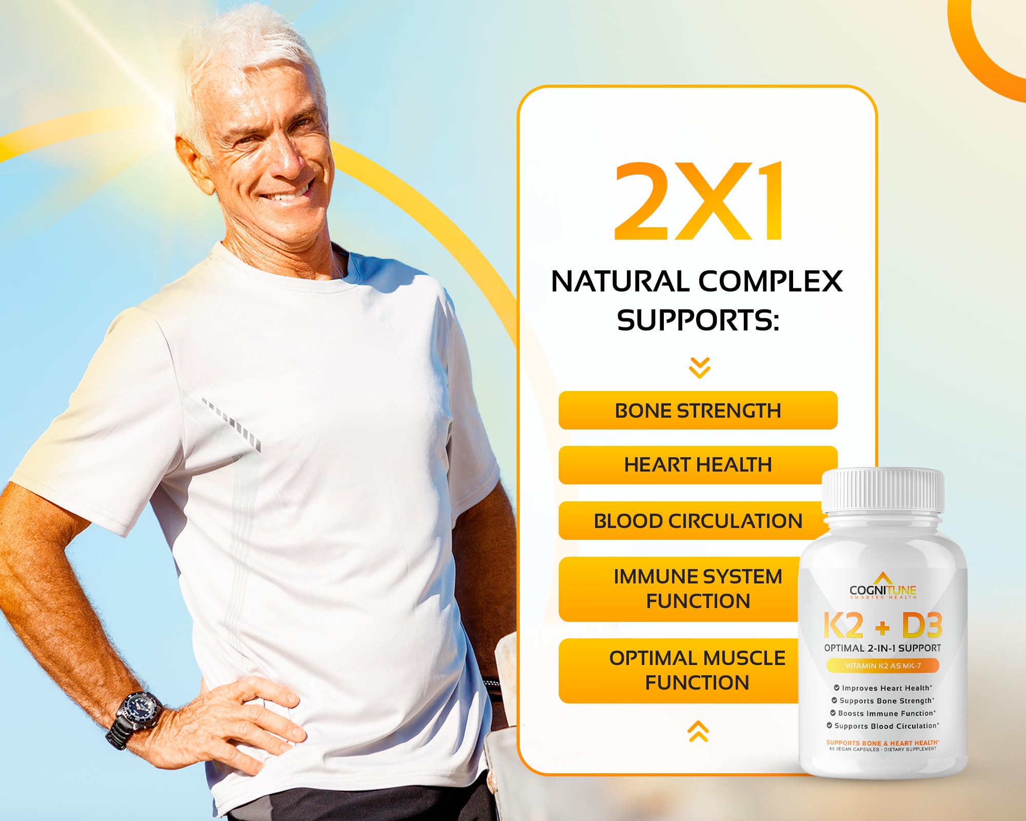 Mua CogniTune Immune & Cardiovascular Support Bundle - Vitamin D3 ...