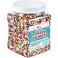 Amazon.com: Sprinkles Rainbow Bulk - Decorating Jimmies - 2.2 LB ...