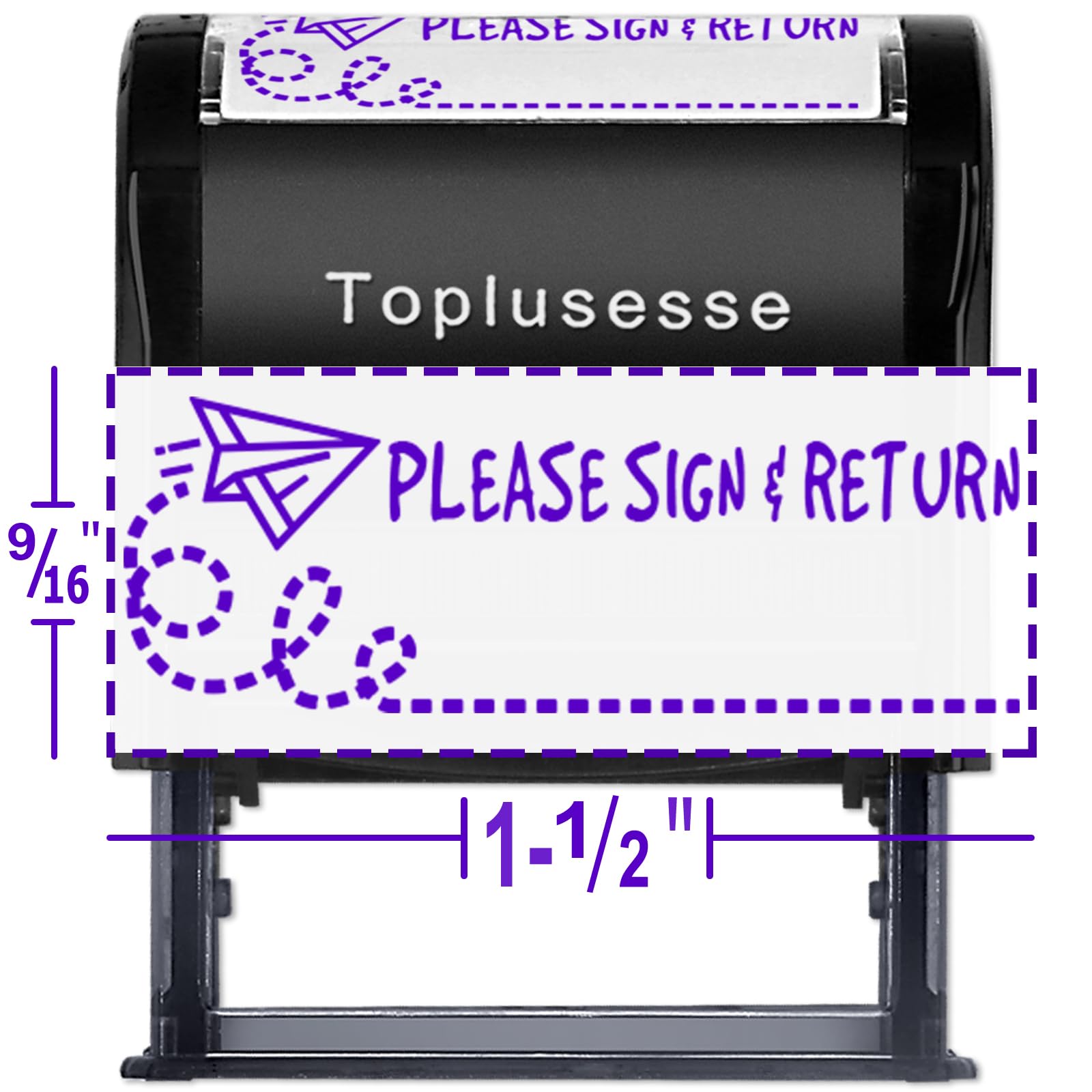 Mua Toplusesse Please Sign and Return Stamp Self Inking Rubber Business ...
