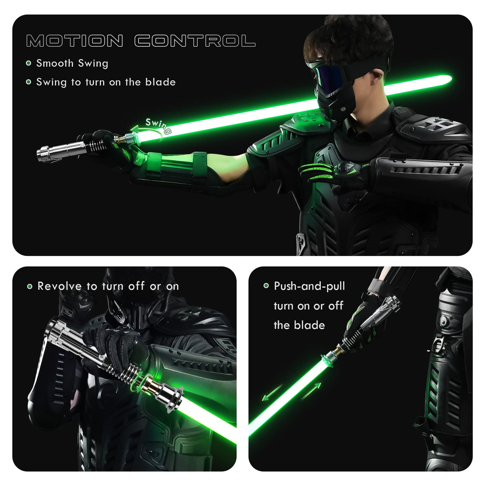Mua CVCBSER Smooth Swing Dueling Lightsaber, Motion Control 12 Sound Fonts with Infinite Color ...