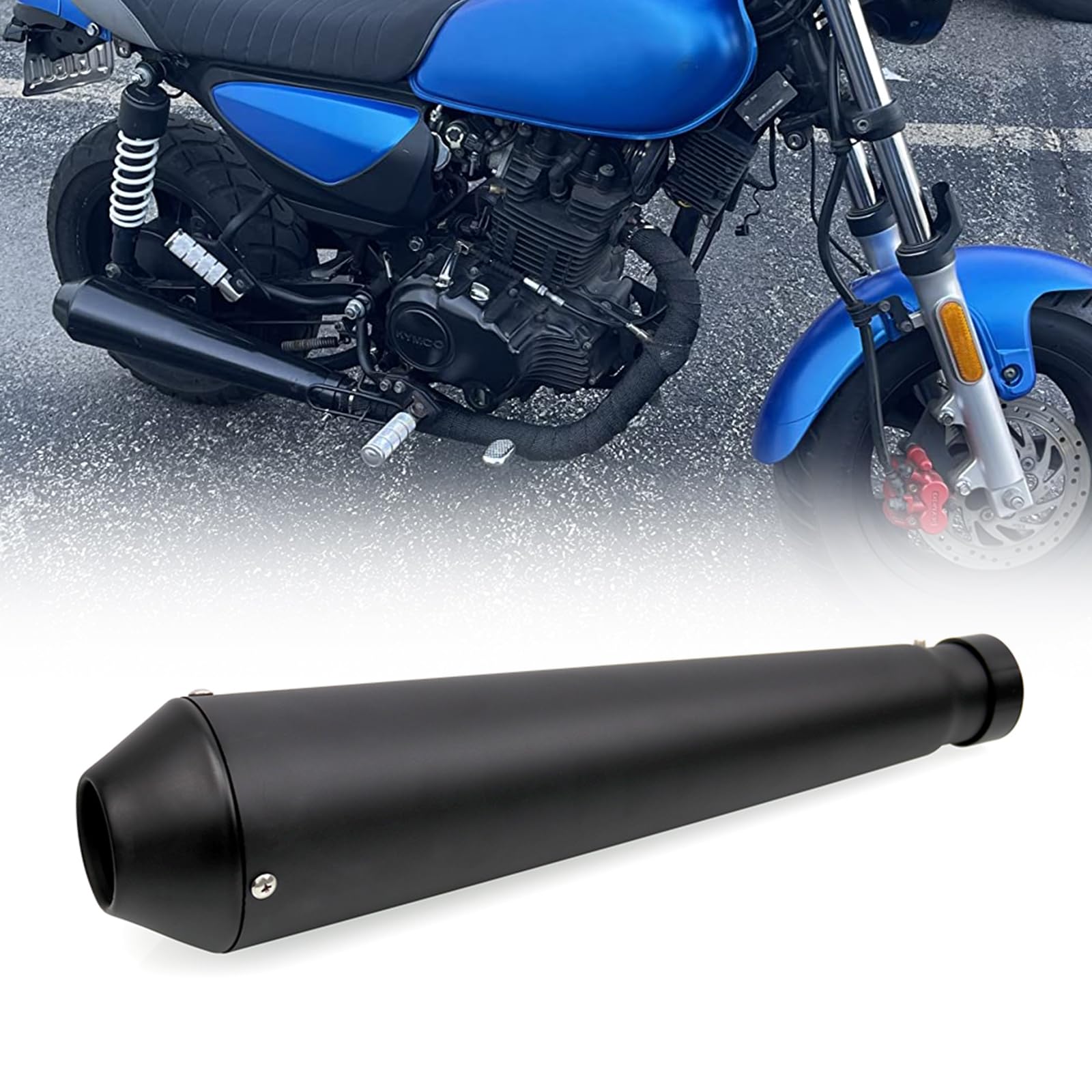 Mua RYANSTAR RACING Stainless Steel Motorcycle Exhaust Muffler Silencer ...