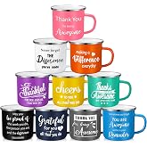 Amazon.com: 20 Pcs Thank You Gifts Mugs 12 oz Enamel Thank You Mug ...