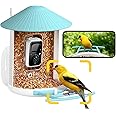 Amazon.com : NETVUE Birdfy® AI Smart Bird Feeder with Camera, Lifetime AI Auto Capture Each Bird ...