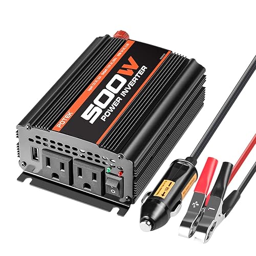 POTEK 2000W Pure Sine Wave Inverter with Automatic Transfer Switch 12V ...
