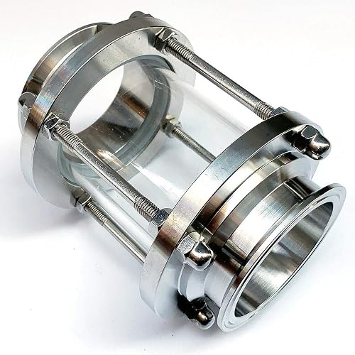 3" Sanitary Sight Glass In-Line Sight Glass with Clamp End, Stainless ...