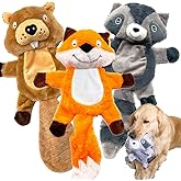 Pet Supplies : Jalousie Extra-Large Dog Squeaky Toy Interactive Rope Plush Toy for Small Medium ...