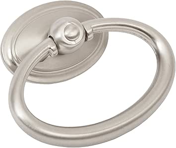 Symmetry Oval Ring Pull - Satin Nickel - Cabinet And Furniture Pulls - Amazon.com