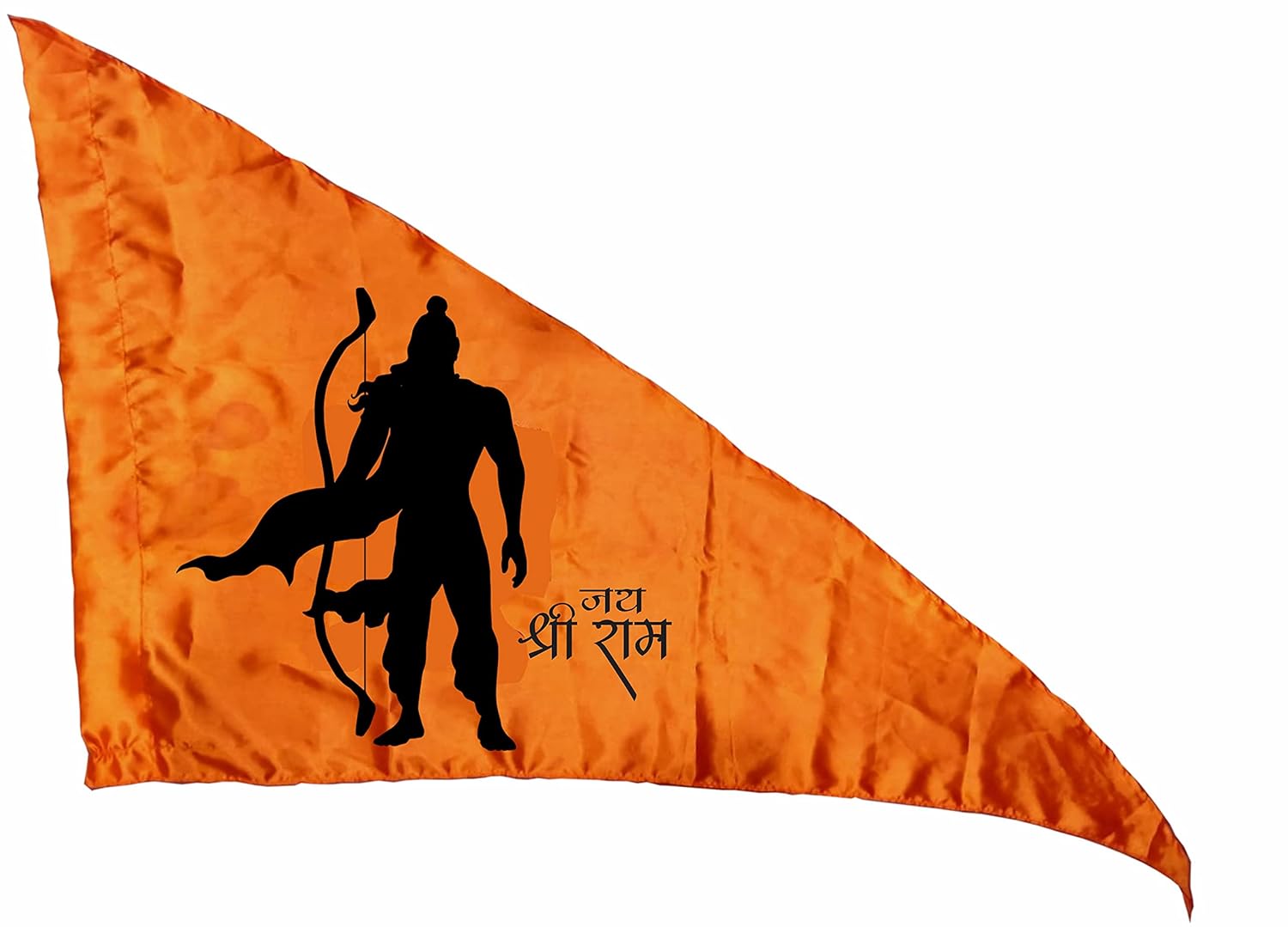 Buy La Jarden Jai Shree Ram Printed Bhgwa Dhwaj/Pataka Religious ...