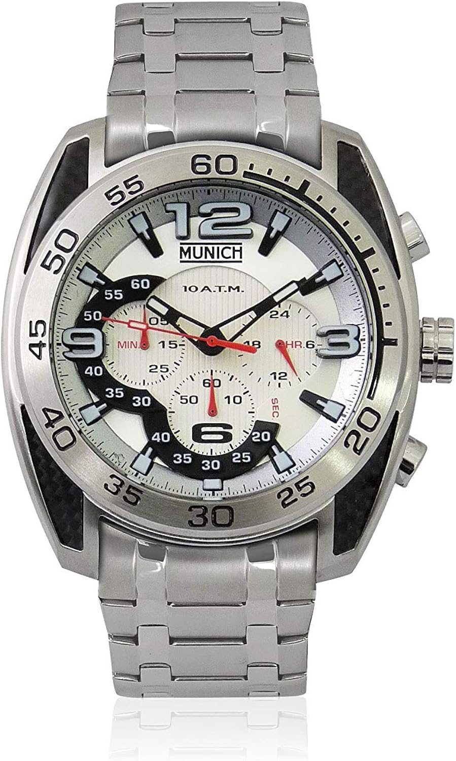 Munich Reloj Analógico para Unisex Adultos de Cuarzo con Correa en ...