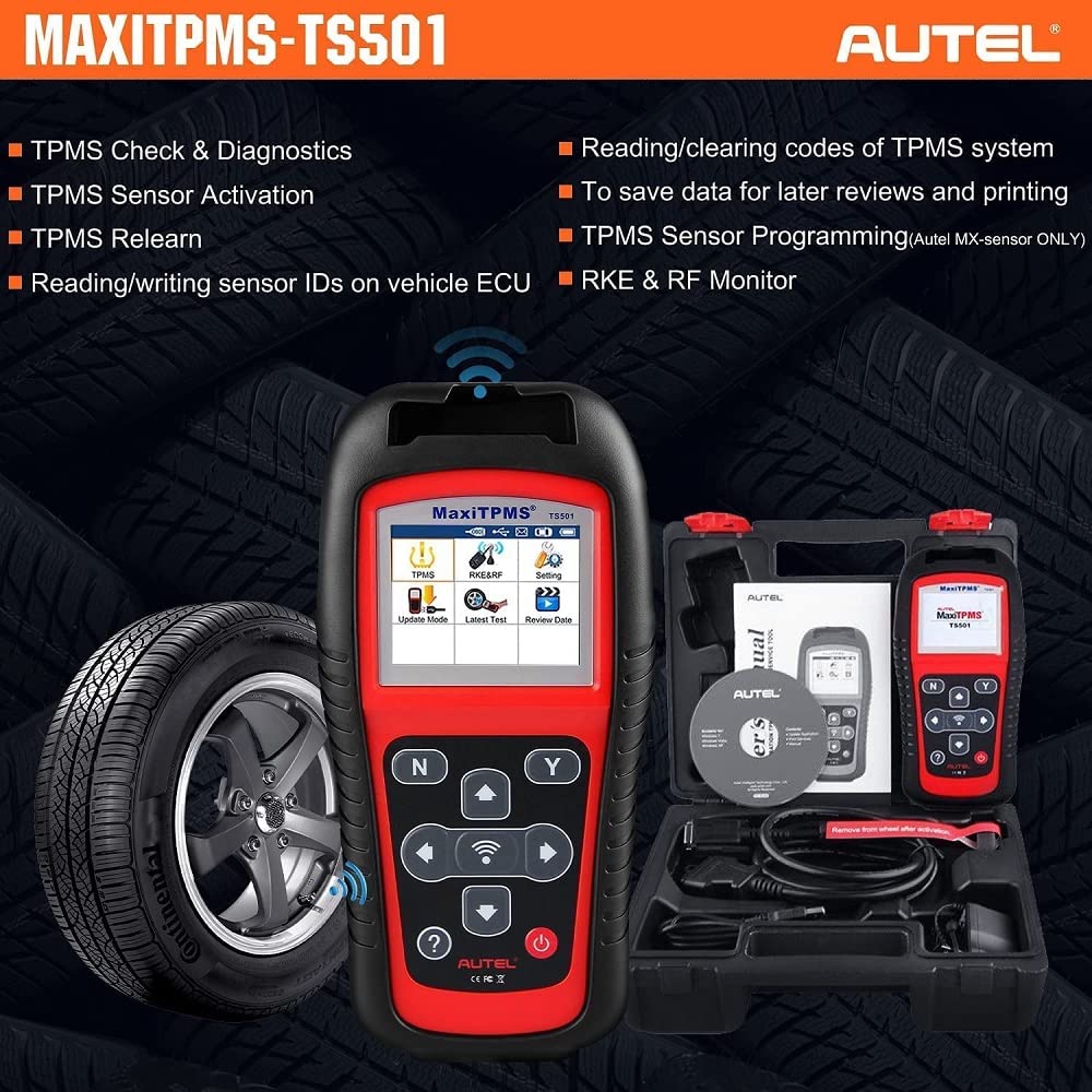 Autel MaxiTPMS TS501 TPMS Programming Tool, 2024 Upgraded of TS408 ...
