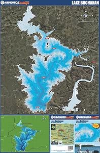 Amazon.com : Lake Buchanan Paper Map : Fishing Charts And Maps : Sports ...