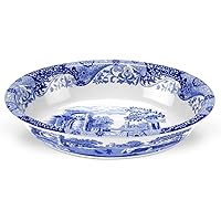 Spode Blue Italian Oval Rim Dish | Deep Baking Pan for Serving ...