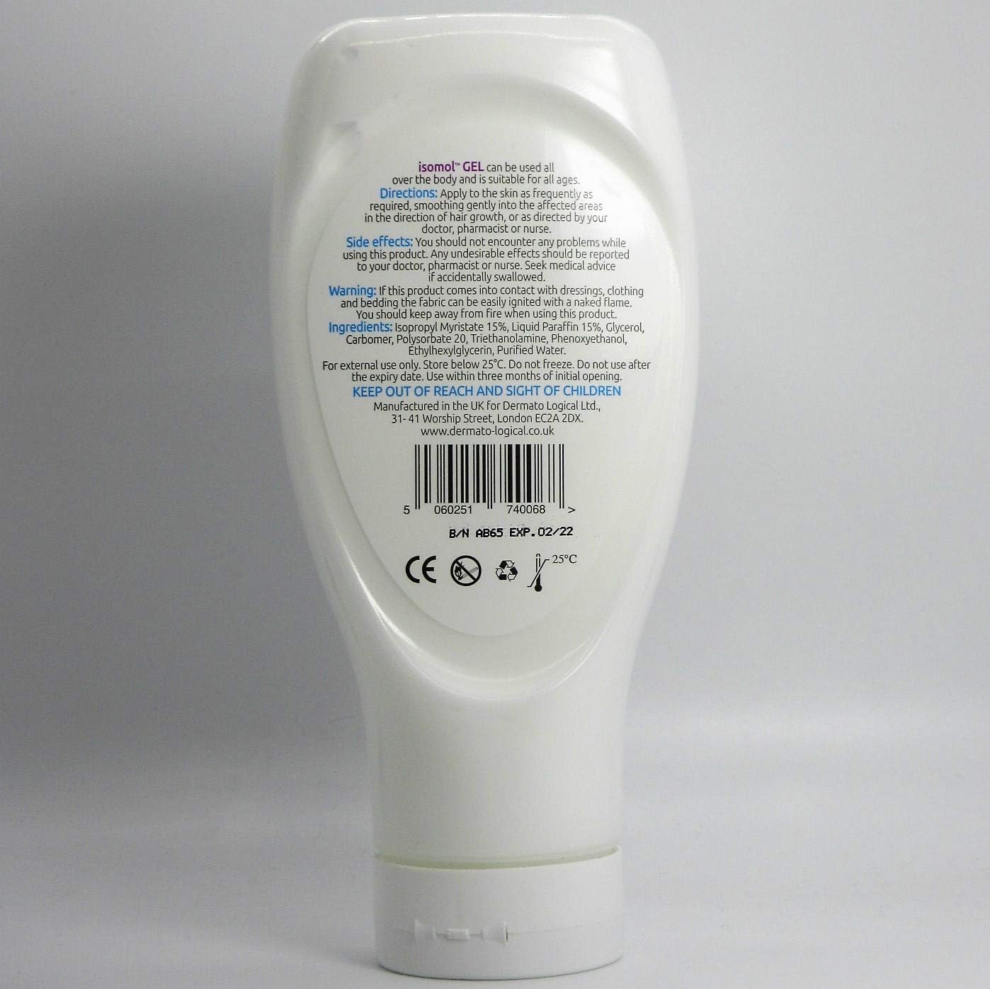 Isomol Moisturising Gel 500g for Eczema, Psoriasis and Dry Skin (3 x 500g) – BigaMart