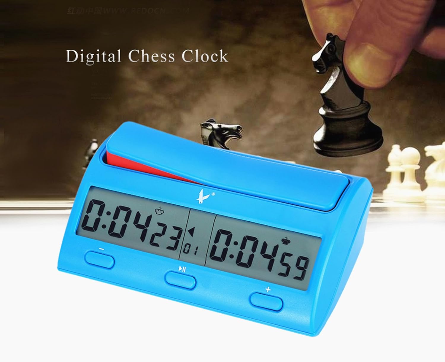 CFtrum Professional Digital Multifunctional Chess Clock Count Up Down Timer Electronic Board ...