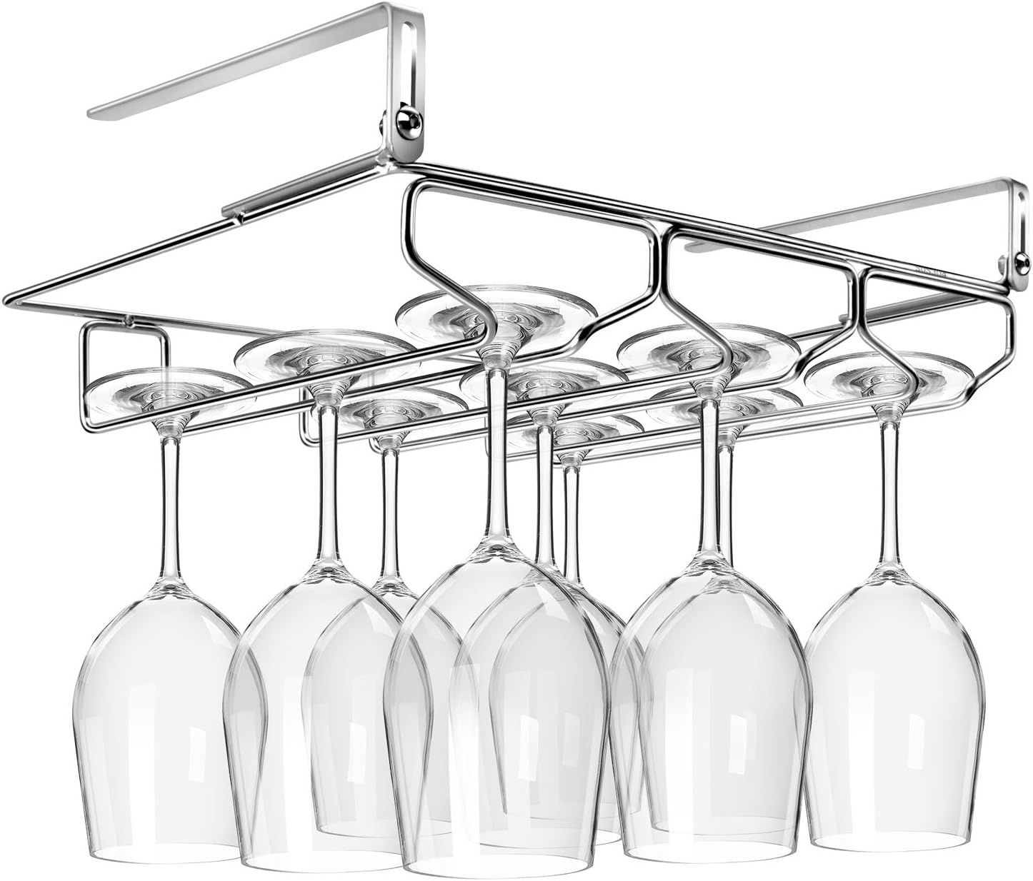 Verstellbare Wein Glas Rack Ohne Installation, HULISEN Stielglas Rack ...