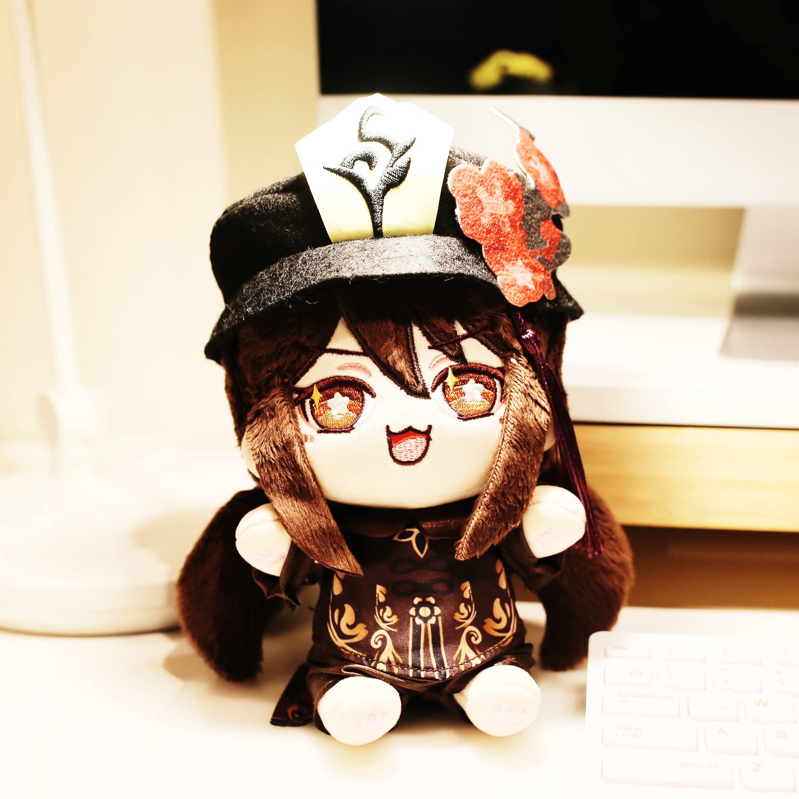 Mua uoozii Hu Tao Genshin Impact Plush Poseable Figure 23cm/9" Cosplay ...