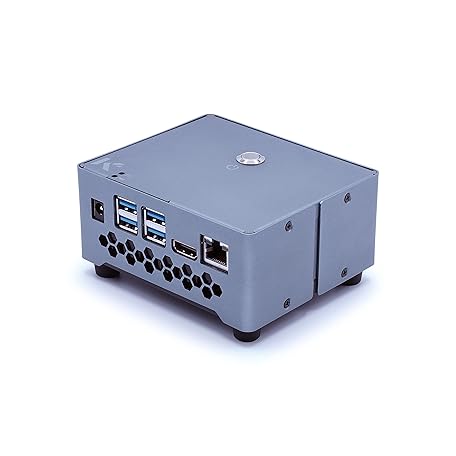 Mua KKSB Odroid N2+ Case | Grey Aluminum Odroid N2+ Enclosure with 80mm Fan | 12mm Momentary ...