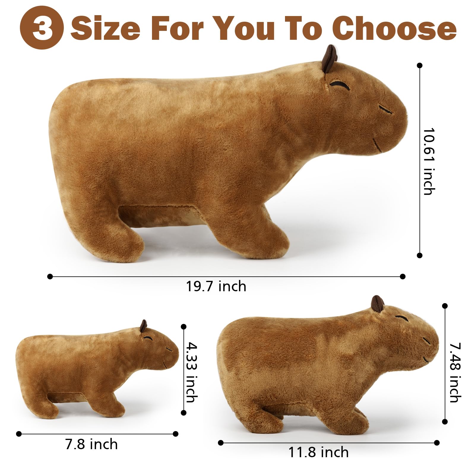 Mua Capybara Stuffed Animal Plush Toy,Capybara plushie,Stuffed Capybara ...