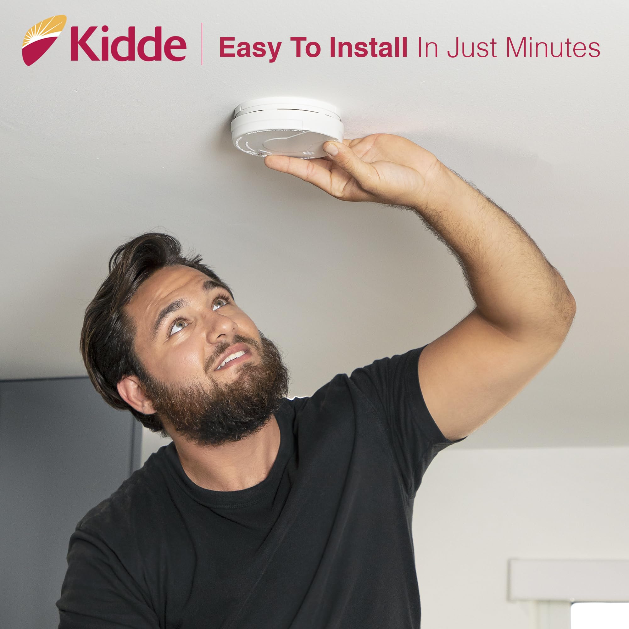 Mua Kidde Smoke Detector, 9V Battery Operated Smoke Alarm, Test-Reset ...