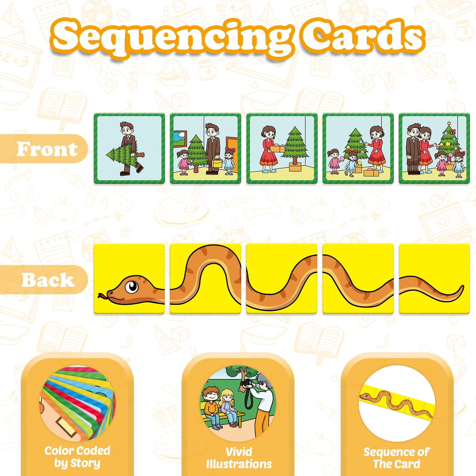 Mua Sequencing Cards,Sequence Board Game for Kids,Speech Therapy ...