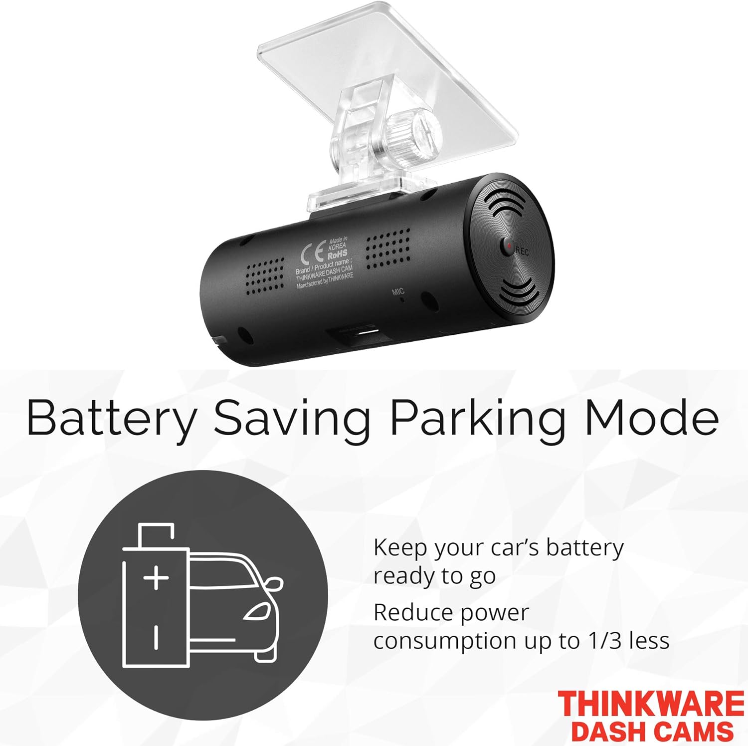 Thinkware F100 Dash Cam Full 1080P Front Car Camera 720P HD Rear ...