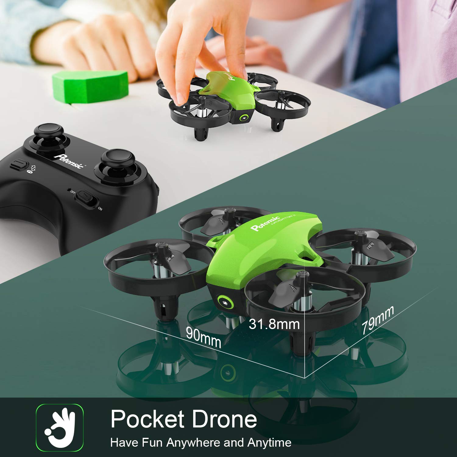 Potensic Upgraded A20 Mini Drone Easy to Fly Even to Kids and Beginners ...