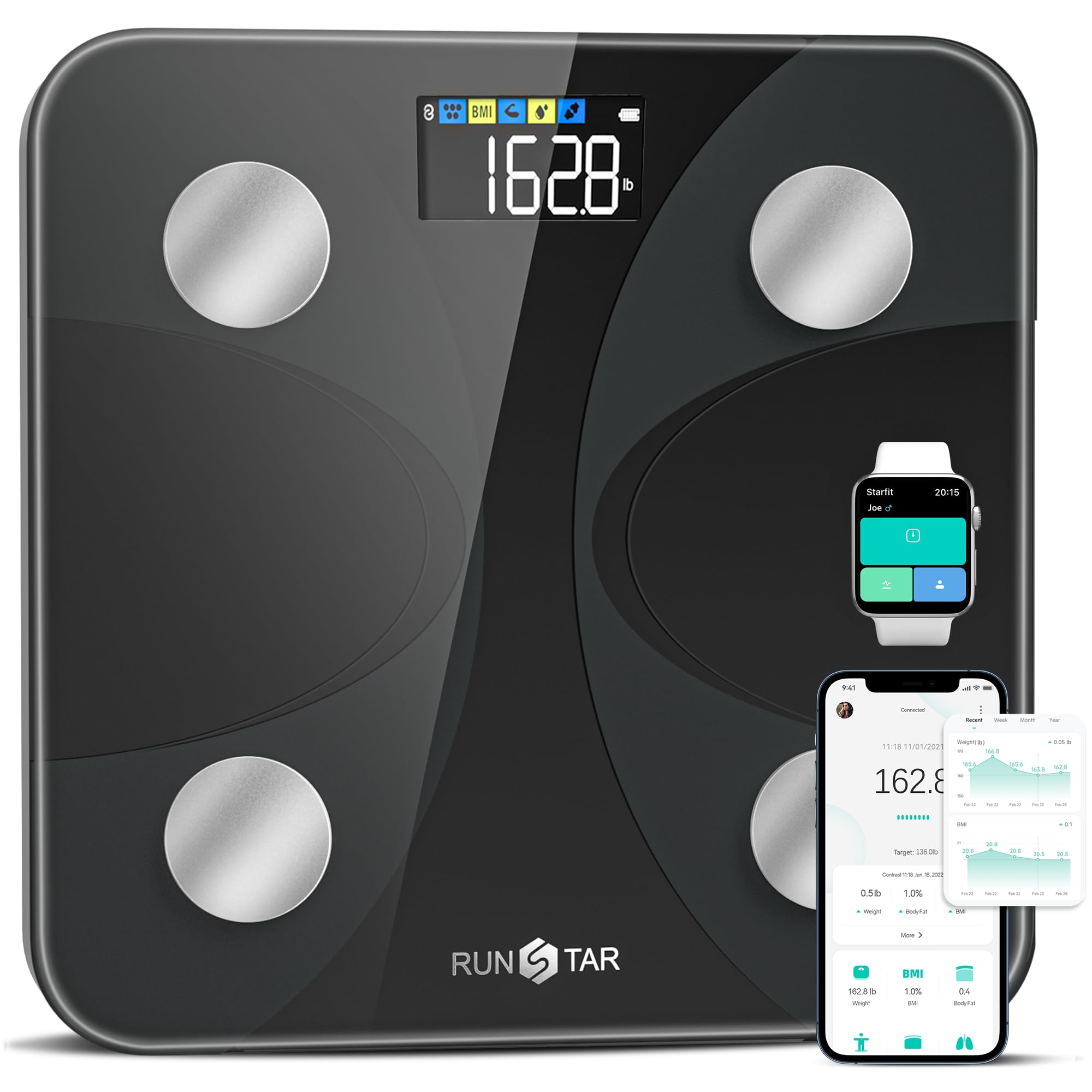 Mua Runstar Scales For Body Weight, Digital Bathroom Scales High ...