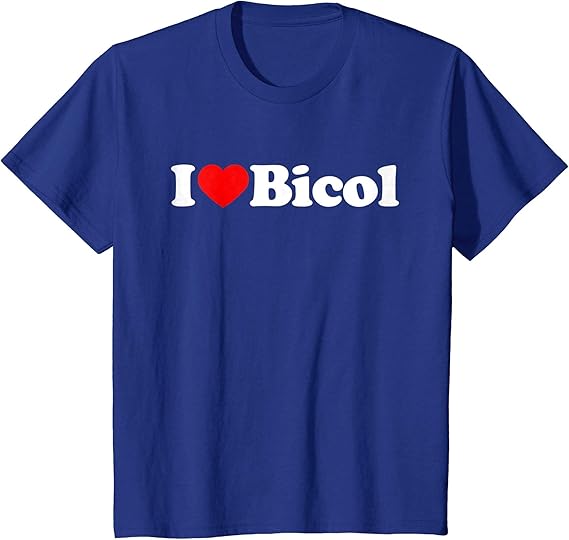 Amazon.com: I Love Bicol Shirt - Bicol T Shirt: Clothing