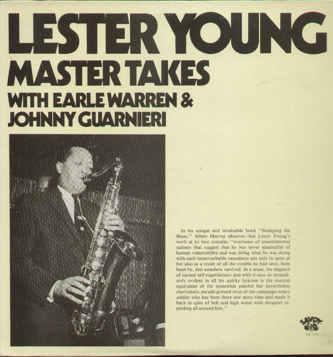 Lester Young - (VINYL LP) Master Takes - Amazon.com Music