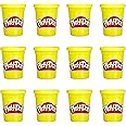 Amazon.com: Play-Doh Bulk 12-Pack of Yellow Non-Toxic Modeling Compound, 4-Ounce Cans : Toys & Games