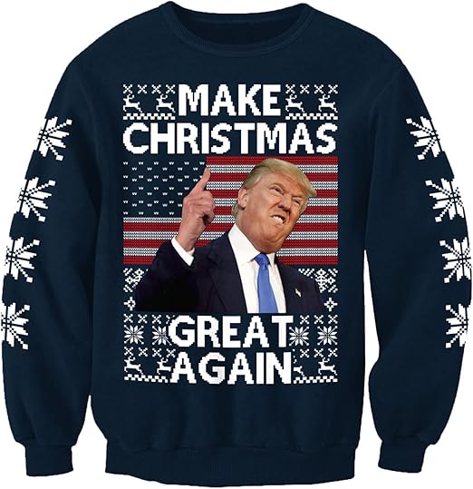 Donald Trump Make Christmas Great Again Adults Novelty Christmas ...