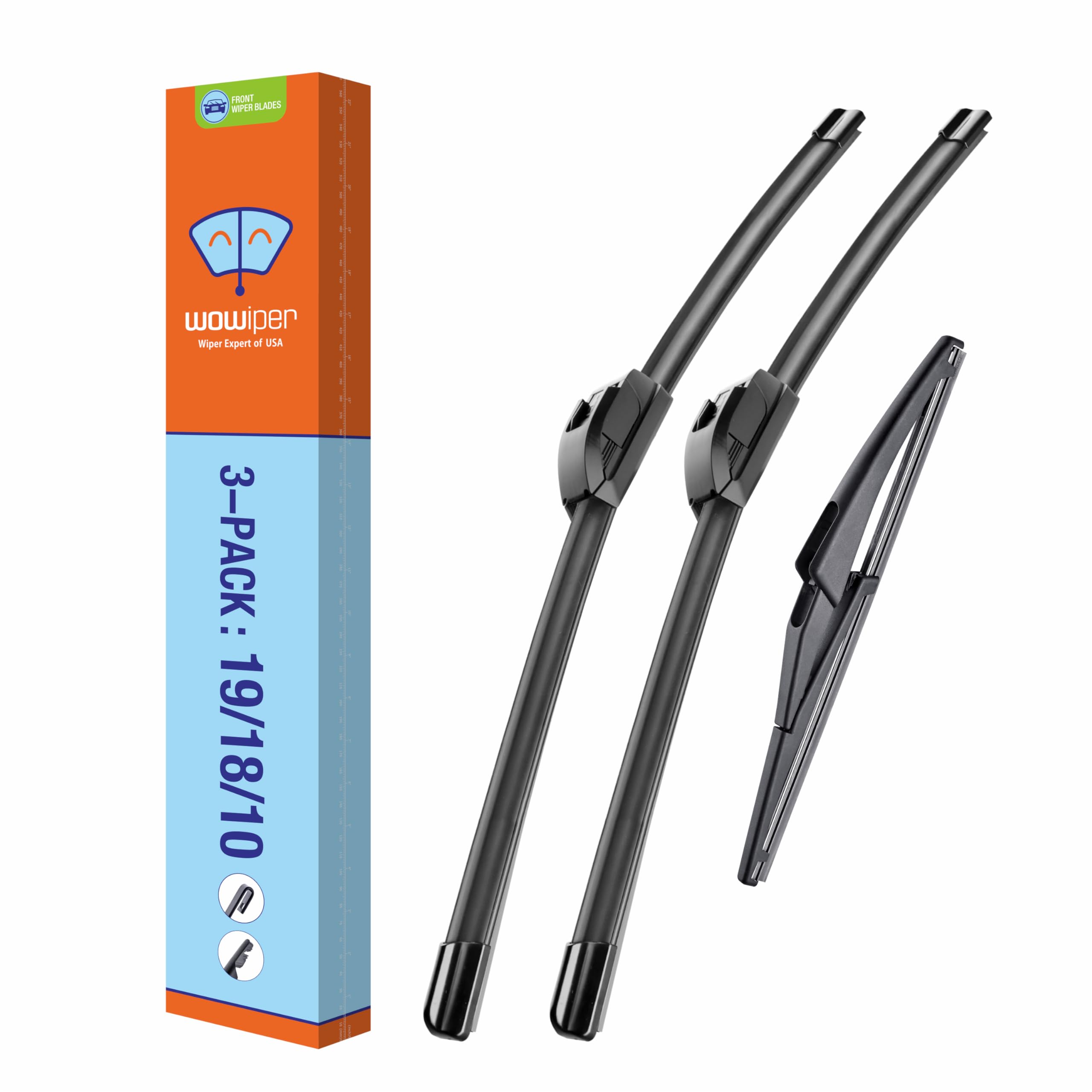 WOWIPER Windshield Wiper Blades with Rear Wiper Blade for Mini Cooper ...